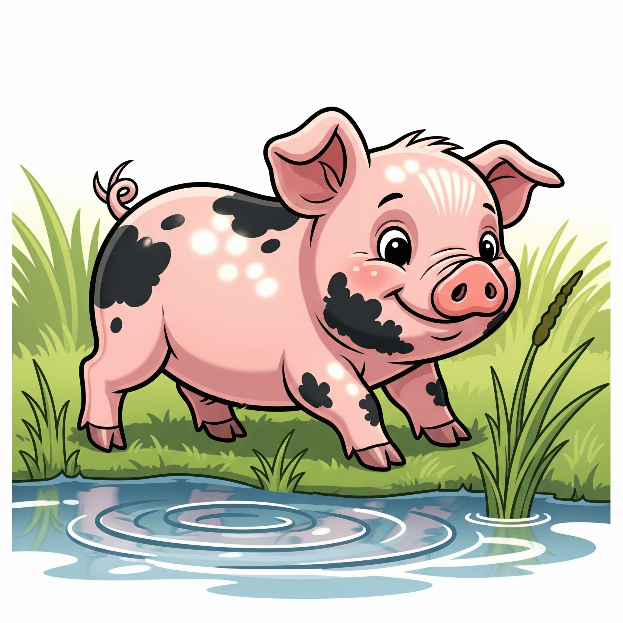 Lợn con đi thăm bạn | Truyện thai giáo